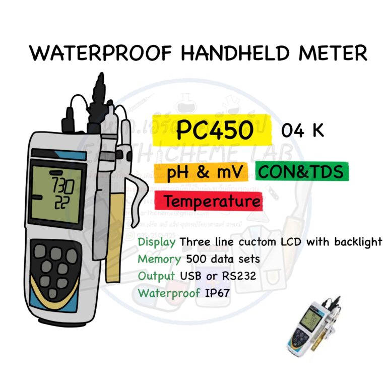Waterproof PC450 Handheld Meter Eutech - Earth Chemelab