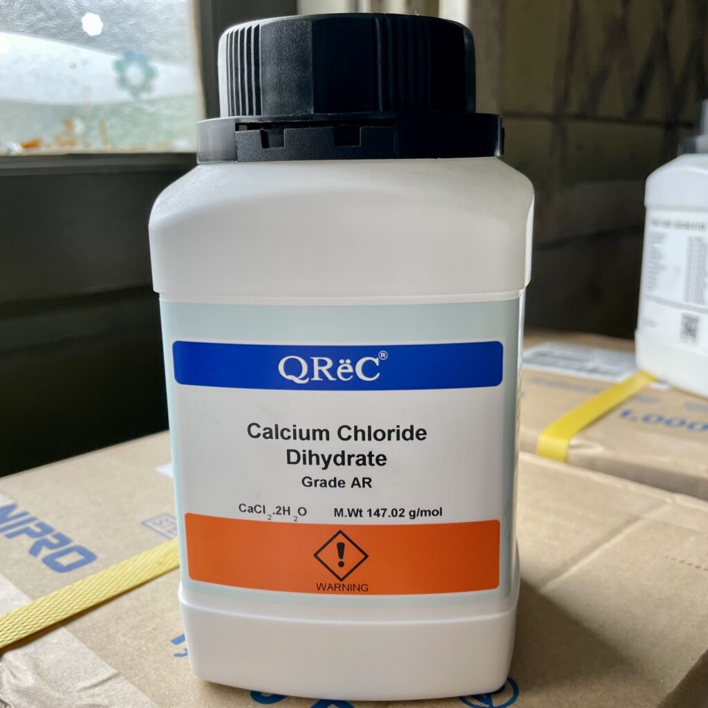 Cal. Chloride Dehydrate 500 gm.Qrec - Earth Chemelab